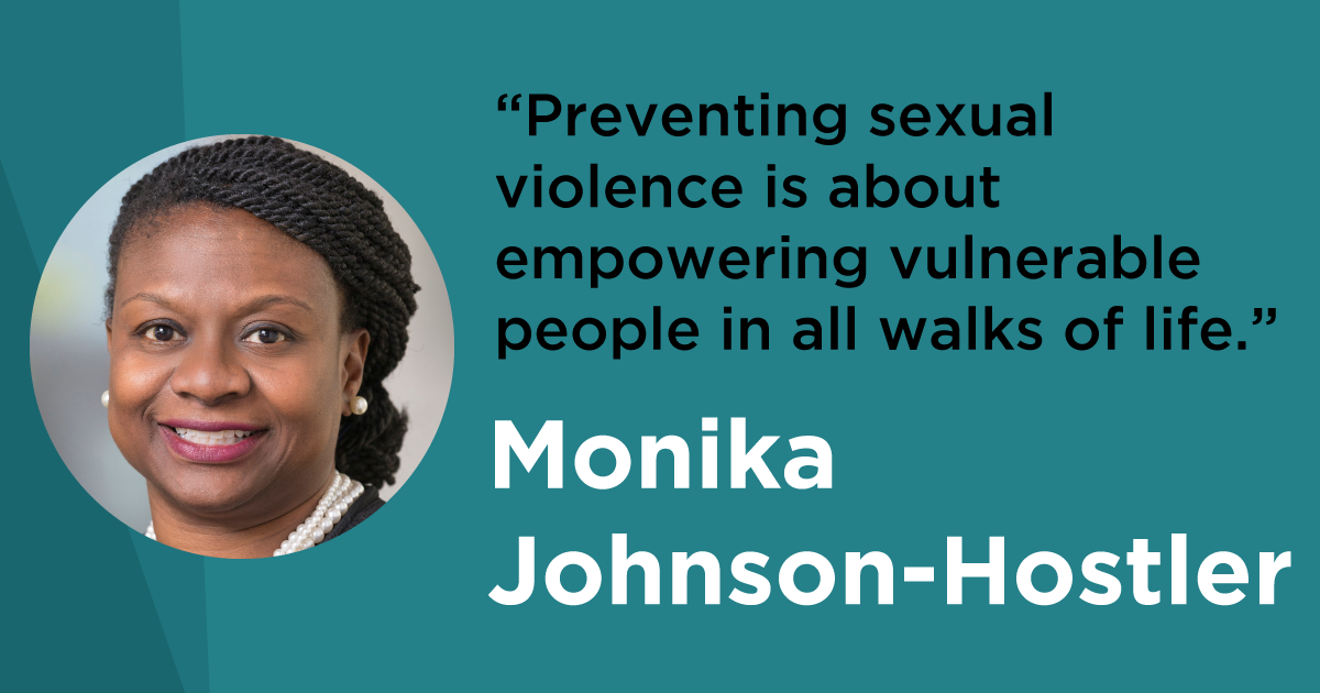 RALIANCE Co-founder Monika Johnson-Hostler: “Preventing sexual violence ...